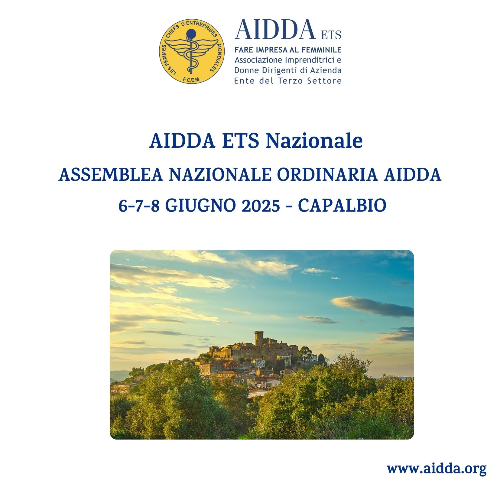 AIDDA ETS Nazionale: "Assemblea Nazionale Ordinaria AIDDA" 6 giugno ...